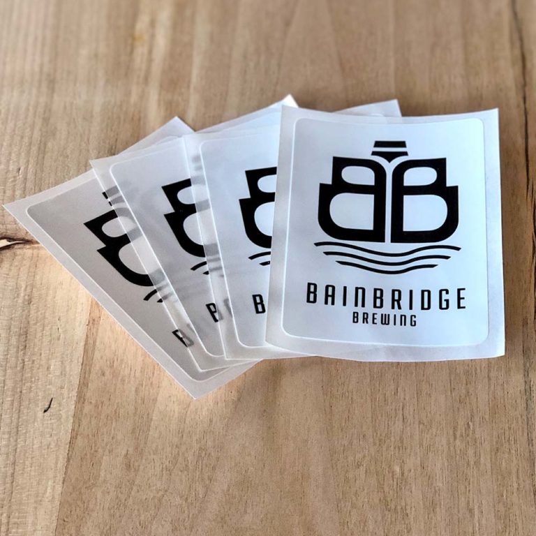 Logo Stickers (4) – Bainbridge Brewing